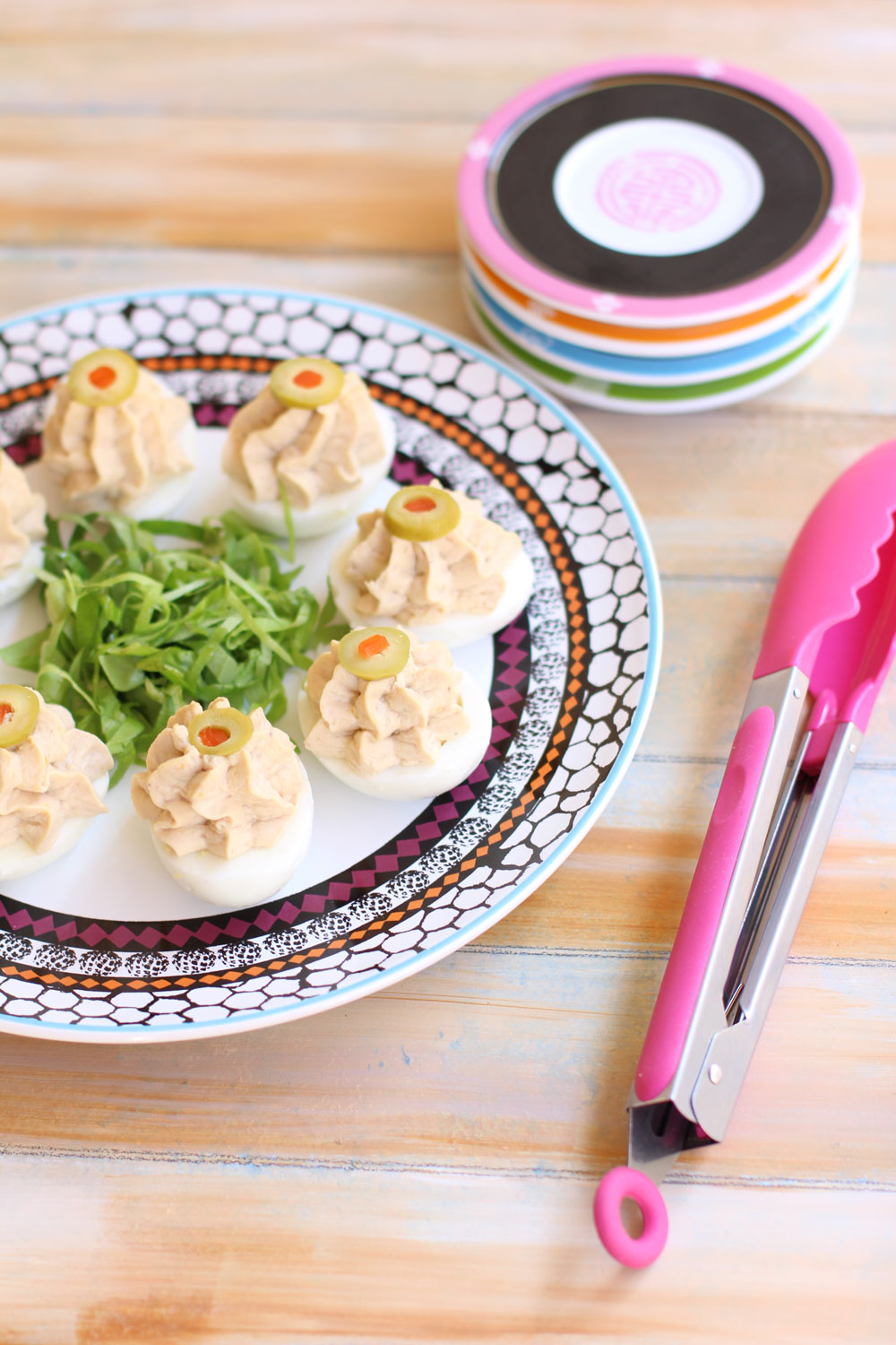 Oua umplute cu ton si mascarpone, o reteta simpla