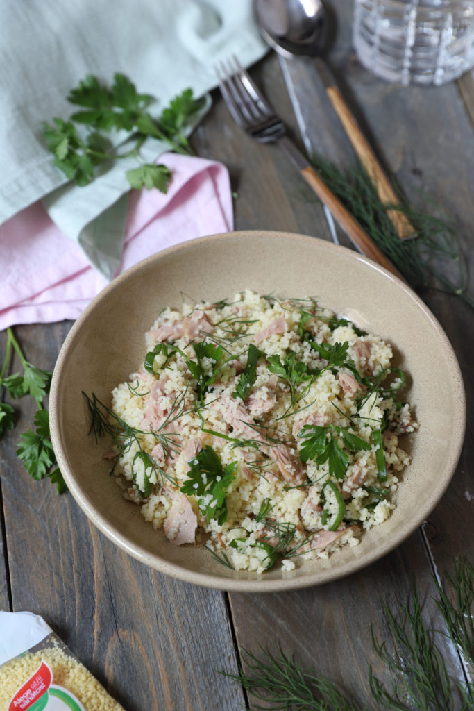 Salata de cuscus cu ton