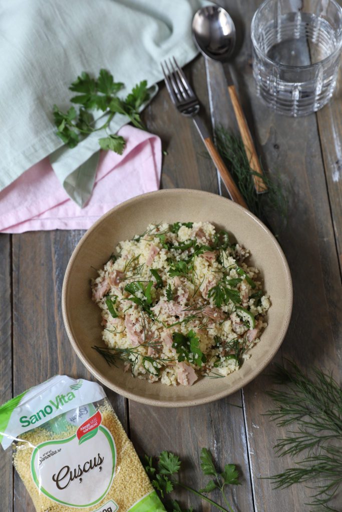 Salata de cuscus cu ton