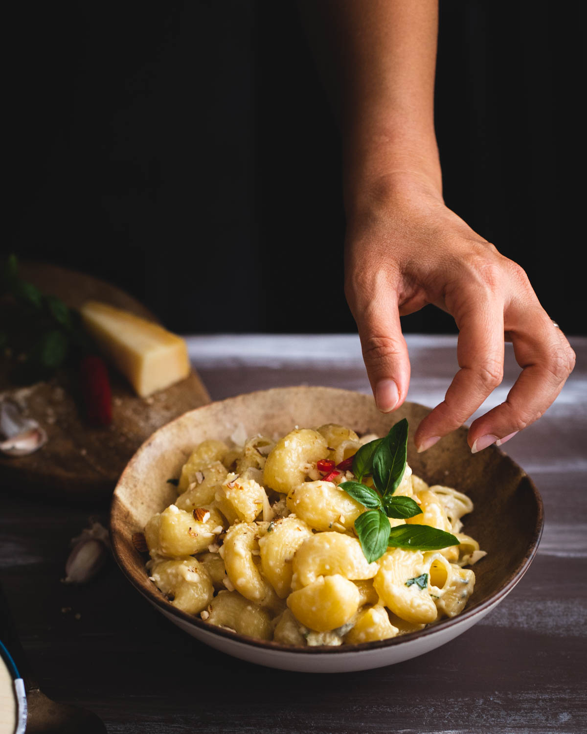 Paste cu sos blue cheese